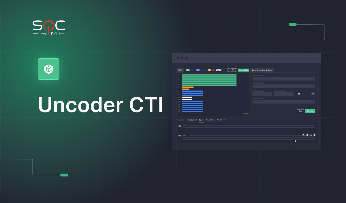 Uncoder CTI - Streamlined IOC-Based Threat Hunting for SIEM and XDR